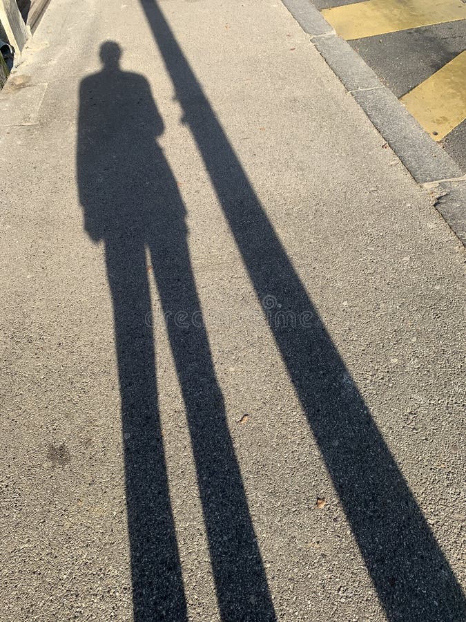 Shadow of the man stock image. Image of - 265670793