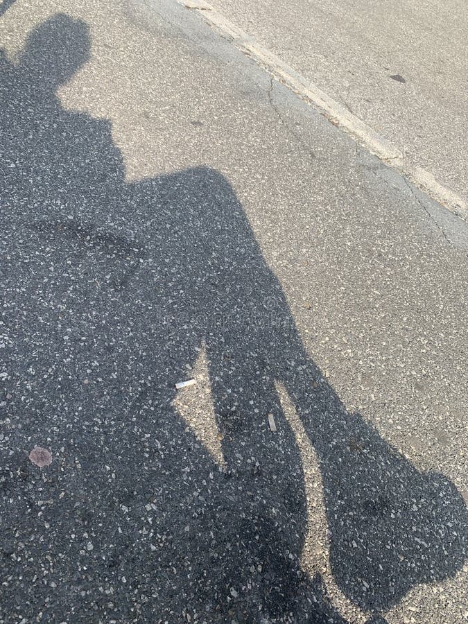 Shadow of the Man Sitting on the Bench Stock Photo - Image of sitting ...