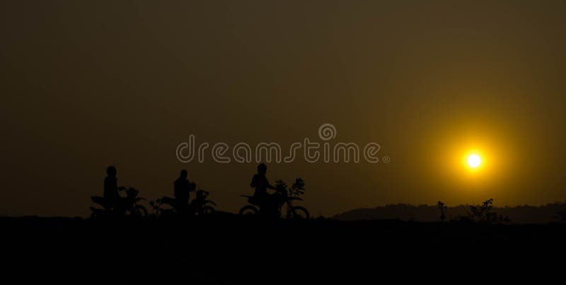 Shadow of a man,sunset stock photo. Image of ride, texture - 111723606