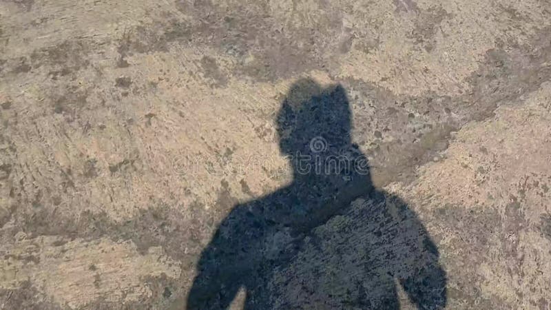 The Shadow of a Man Walking during the Day. Stock Video - Video of ...