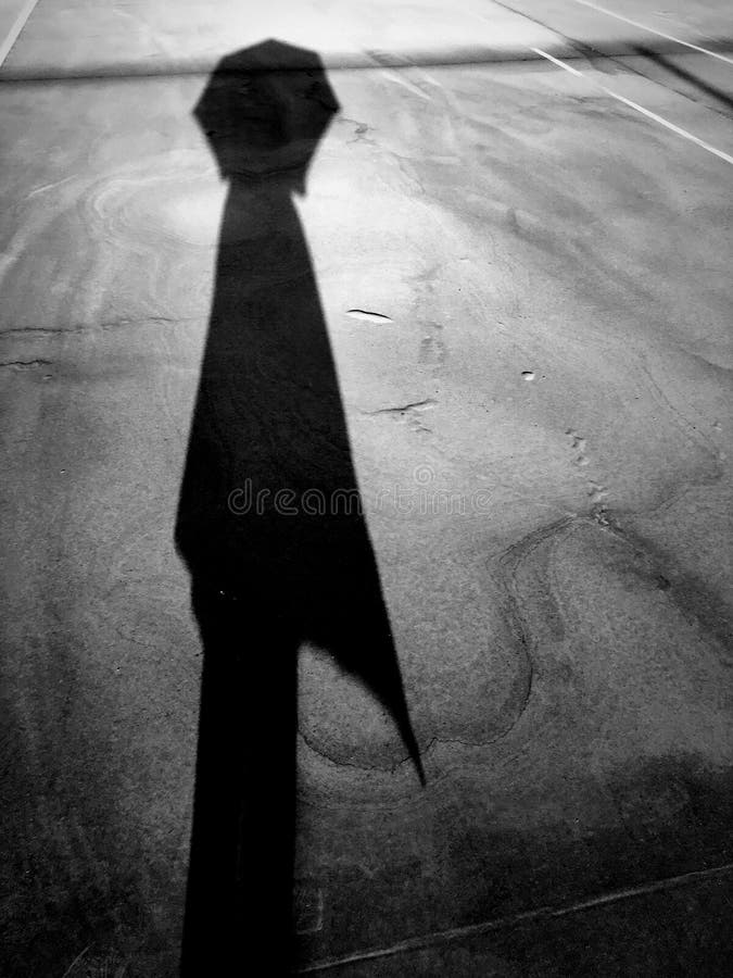 Shadow of a Man Walking on the Floor. Stock Image - Image of walking ...