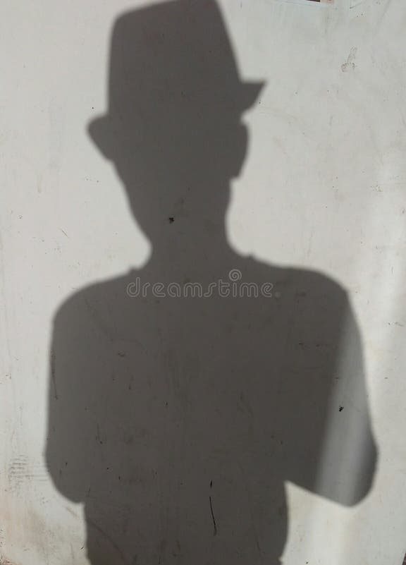 Shadow man stock image. Image of wearing, shadow, selfie - 113242497