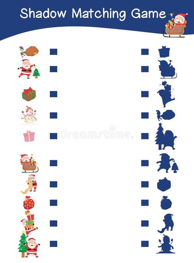Shadow Matching Game Worksheet. Matching the Images with the Shadow ...