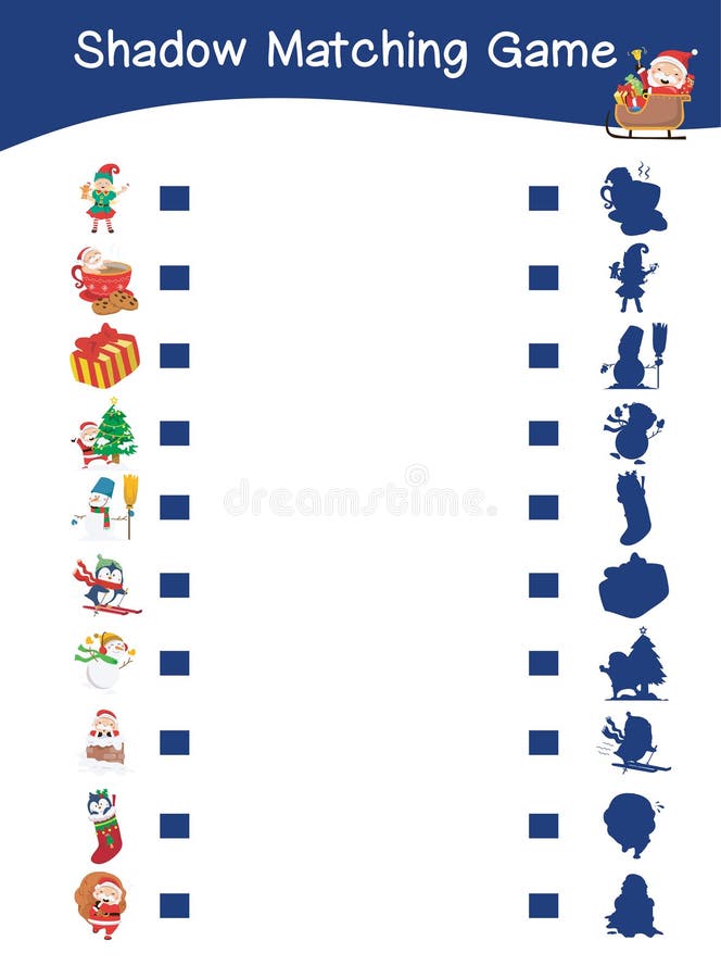 Shadow Matching Game Worksheet. Matching the Images with the Shadow ...