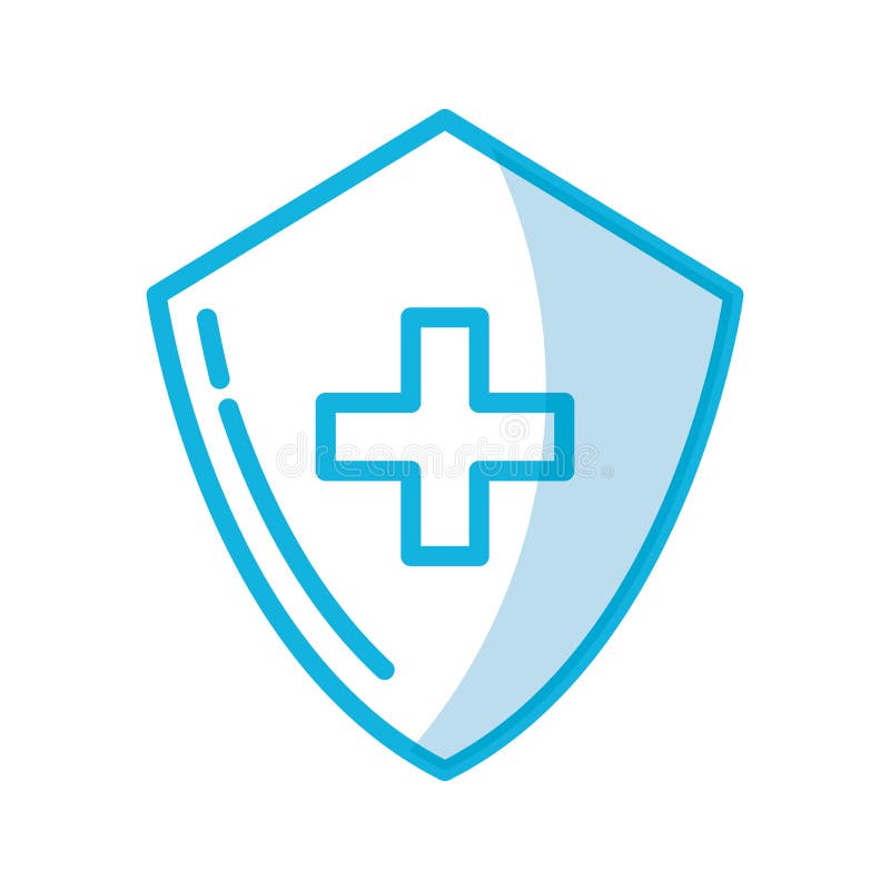 Shadow Medical Shield Cartoon Stock Vector - Illustration of doctor ...