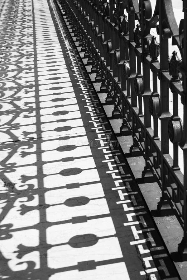 The shadow of the bridge stock image. Image of walkway - 117364625