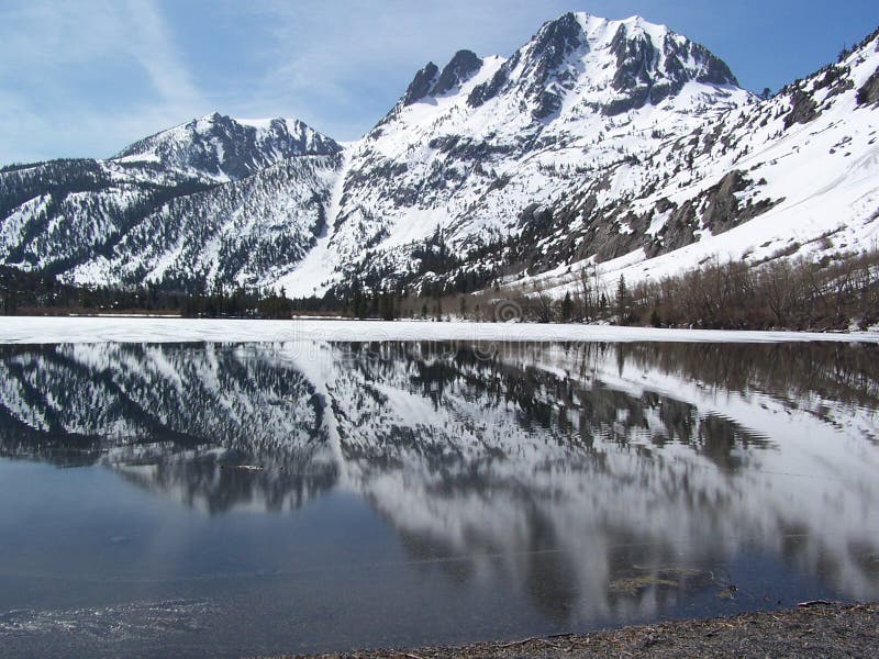 Shadow mountain stock photo. Image of lake, water, mountain - 2840796