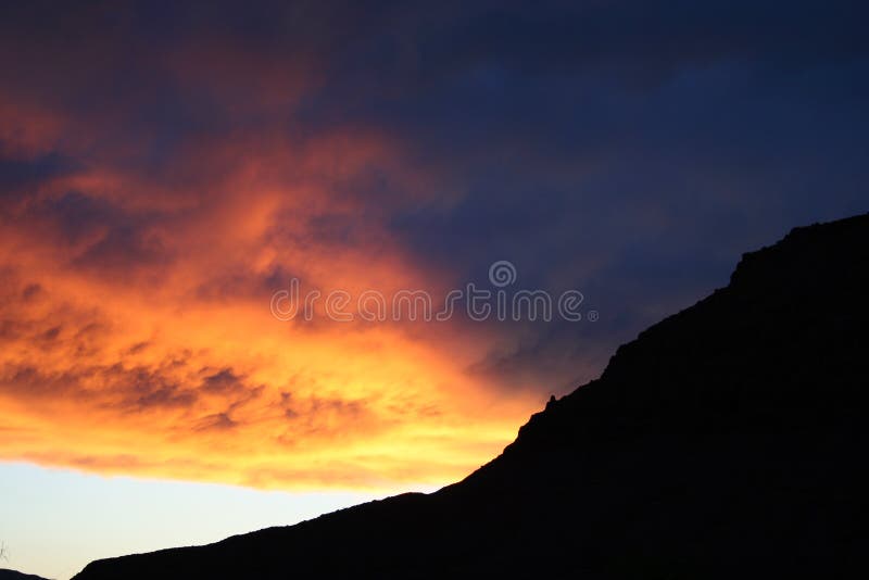 Shadow Mountain Sunset stock photo. Image of mountain, sunset - 277064