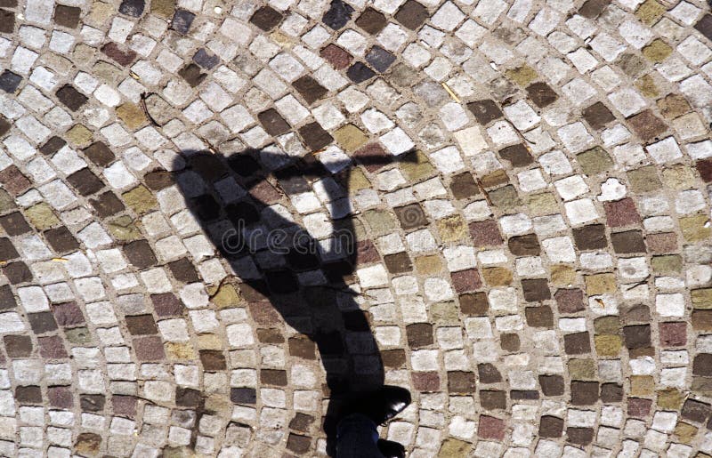 Shadow of Musician Playing His Instrument Stock Photo - Image of shadow ...