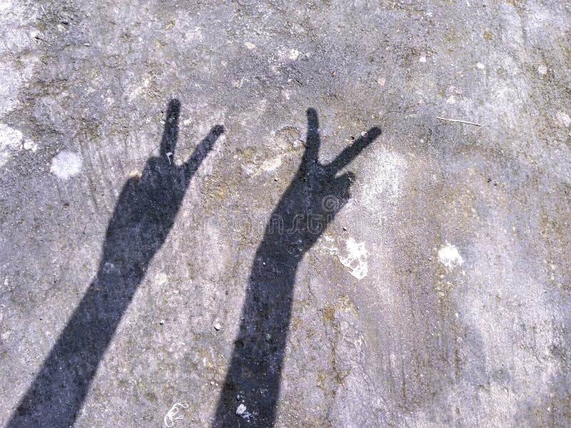 The Shadow of My Hand that Explains Some Code Stock Photo - Image of ...