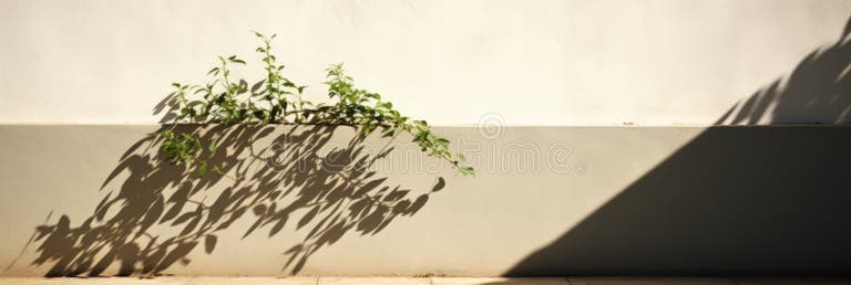 Shadow on a Natural-colored Wall from a Window Stock Photo - Image of ...