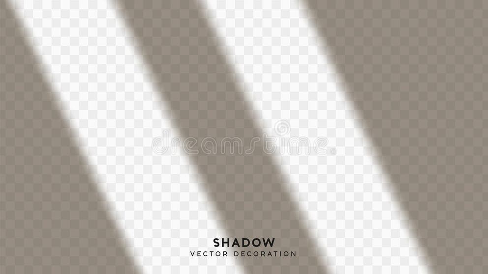 Shadow Overlay. Effect Light Transparent Shadow. Realistic Creating ...