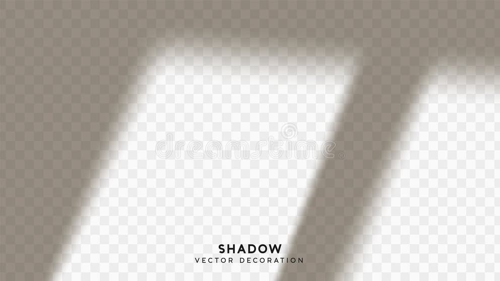 Shadow Overlay. Effect Light Transparent Shadow. Realistic Creating ...