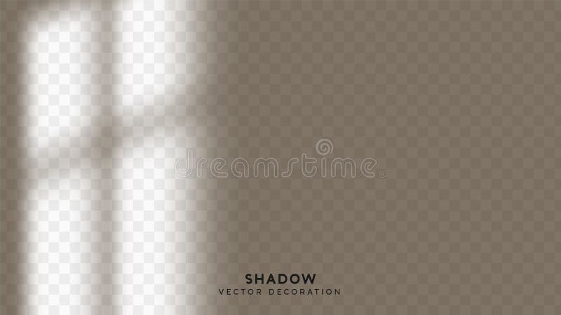 Shadow Overlay. Effect Light Transparent Shadow. Realistic Creating ...