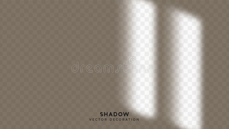 Shadow Overlay. Effect Light Transparent Shadow. Realistic Creating ...