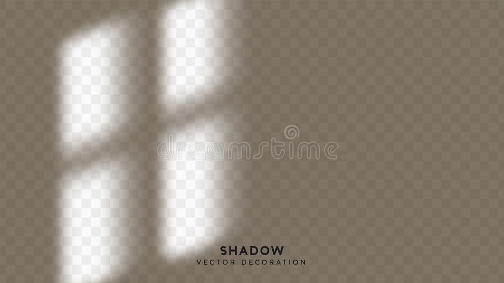 Shadow Overlay. Effect Light Transparent Shadow. Realistic Creating ...