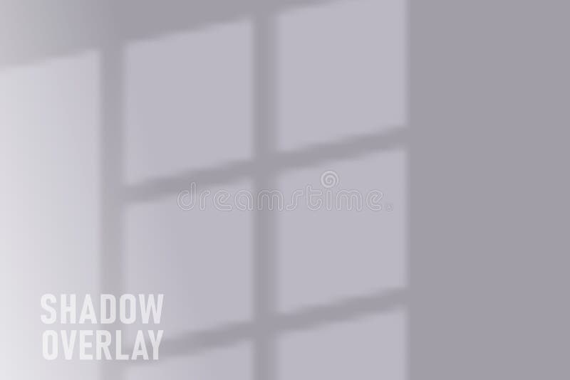 Shadow Overlay Effect. Natural Shadows from Window Isolated on ...