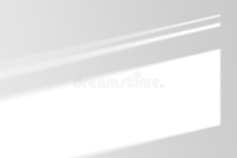 Shadow Overlay Effect on White Background. Abstract Sunlight Background ...
