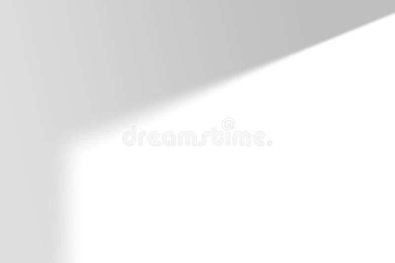 Shadow Overlay Effect on White Background. Abstract Sunlight Background ...