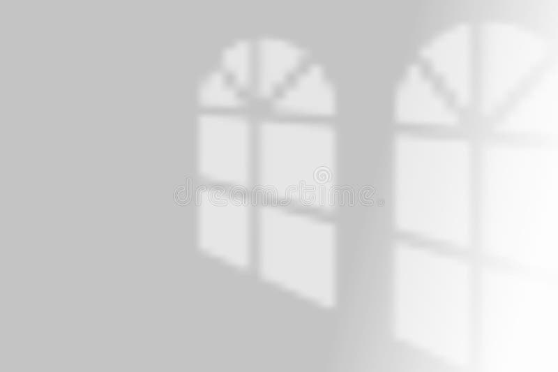 Shadow Overlay Effect. Window Natural Shadow Overlay Effect on White ...
