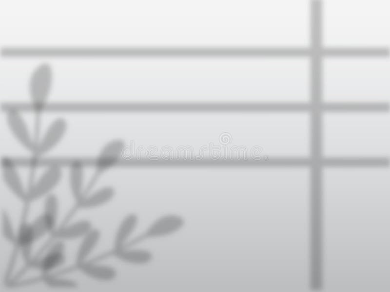 Shadow Overlays Mockups for Presentations. Set with the Effect of Sun ...