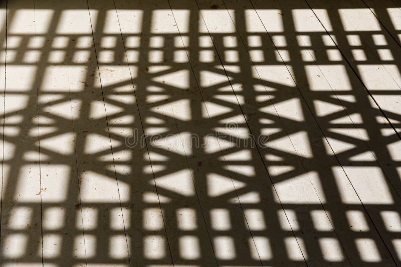 Shadow Pattern on the Ground Stock Photo - Image of entrance, design ...