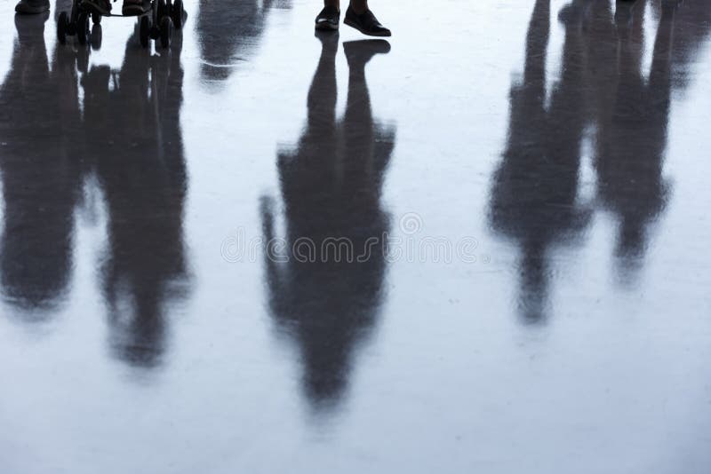 Shadow of people stock photo. Image of dark, abstract - 154733556