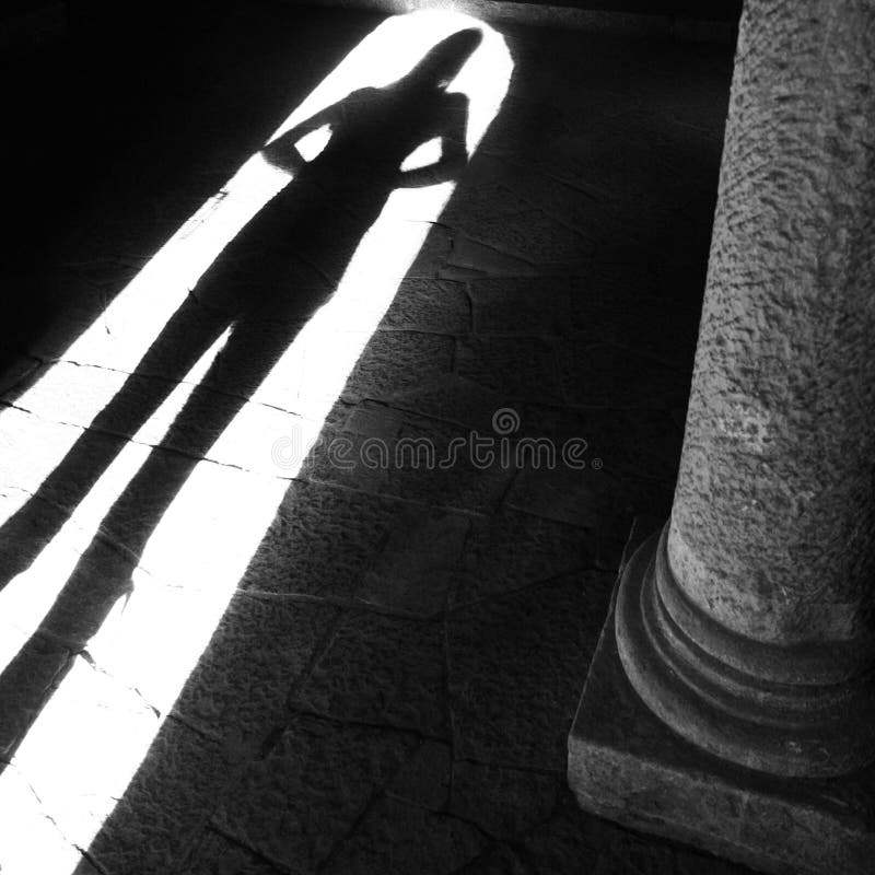 Shadow of a person stock image. Image of shadow, woman - 15187575