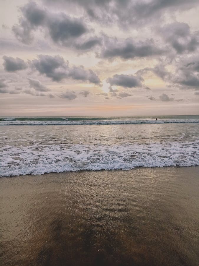 The Shadow of a Person Looking at the View Stock Image - Image of ocean, beautiful: 291433769