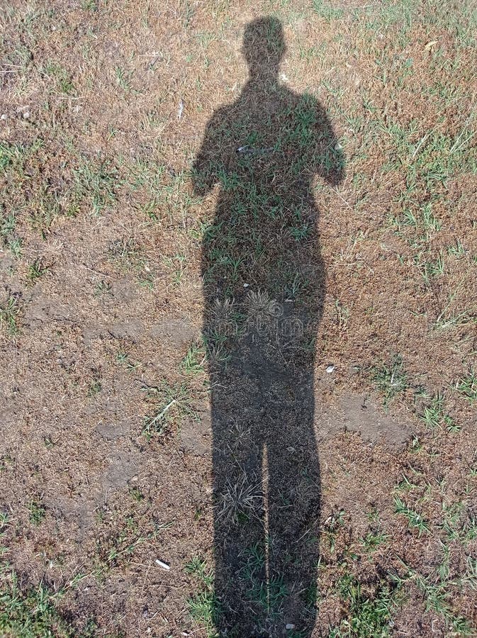Shadow of a Person in a Very Sunny Day Stock Photo - Image of projected ...