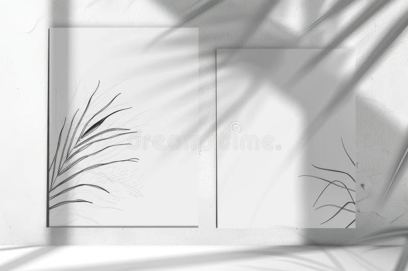 Shadow Plant Wall Suitable Interior Design Projects Stock Photos - Free ...