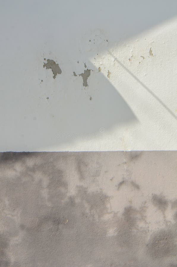 Shadow on a Plaster Wall As a Background Stock Photo - Image of ...