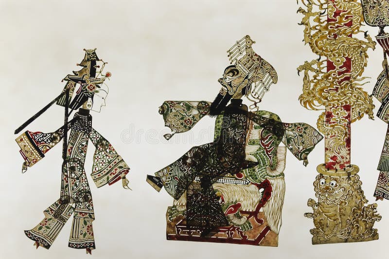 Shadow play stock image. Image of performance, chinese - 11337605