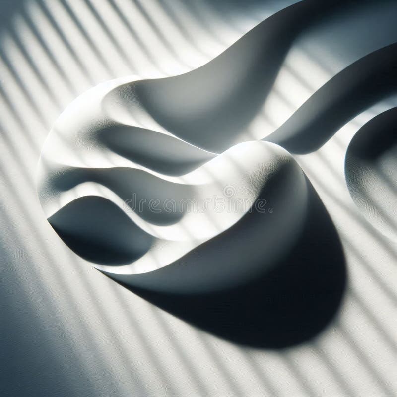 Shadow Play: Bright White Paper with Subtle Abstract Shadows Generator ...