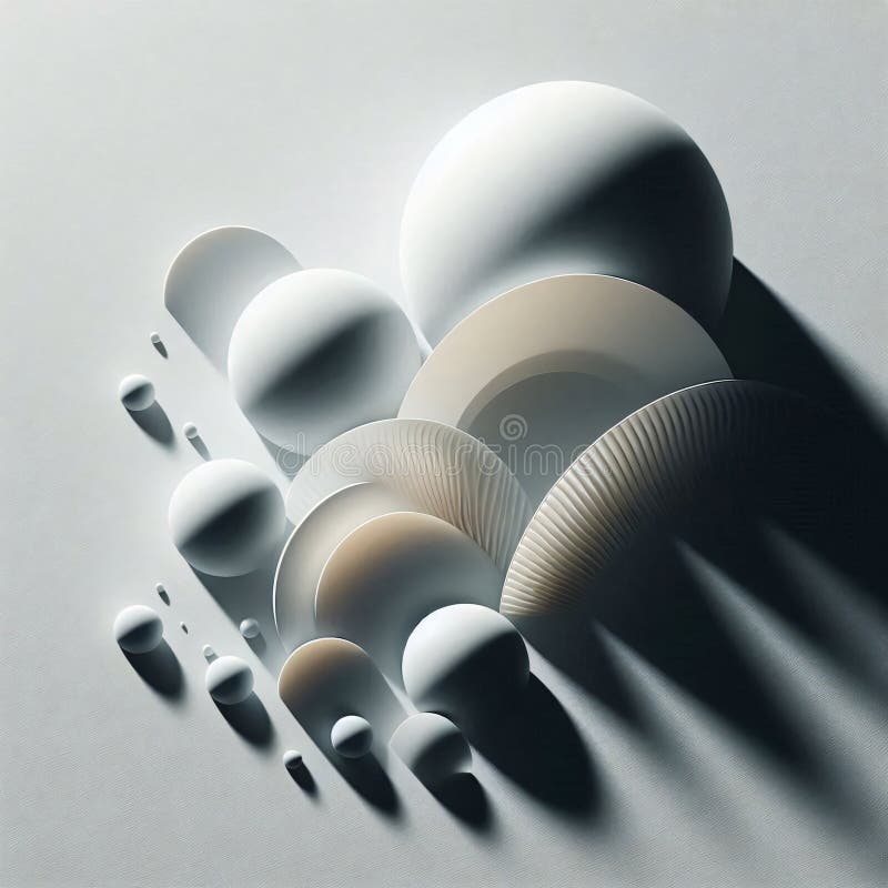 Shadow Play: Bright White Paper with Subtle Abstract Shadows Generator ...
