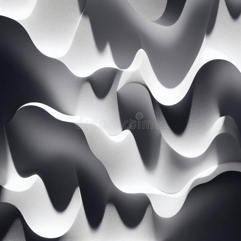 Shadow Play: Bright White Paper with Subtle Abstract Shadows Generator ...