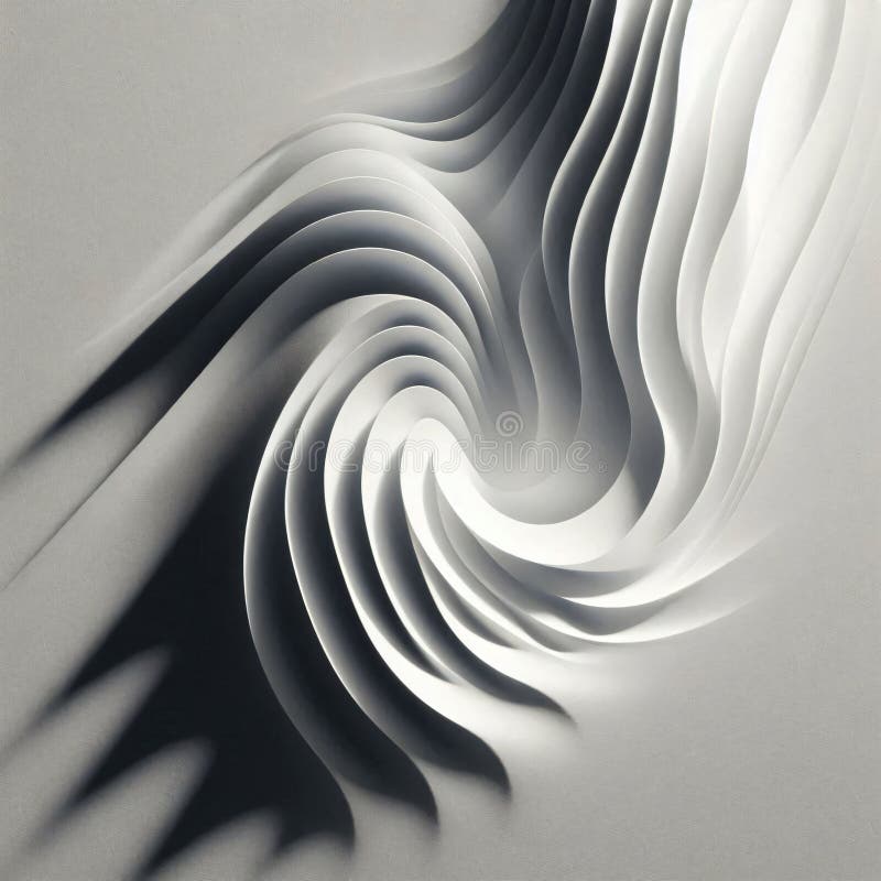 Shadow Play: Bright White Paper with Subtle Abstract Shadows Generator ...
