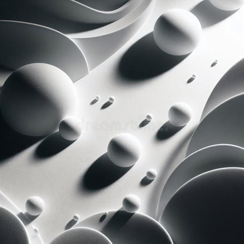 Shadow Play: Bright White Paper with Subtle Abstract Shadows Generator ...