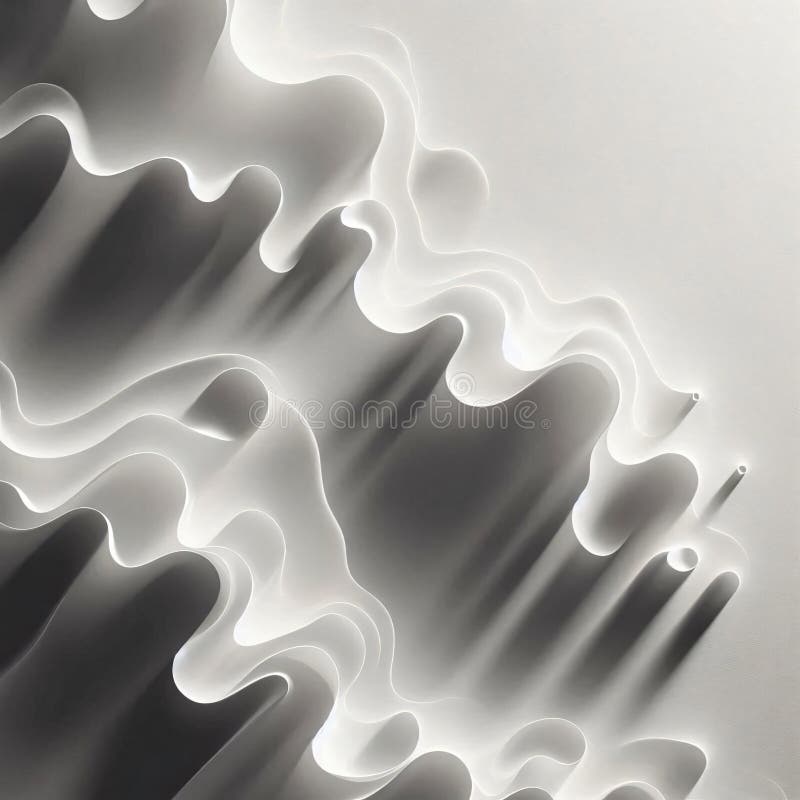 Shadow Play: Bright White Paper with Subtle Abstract Shadows Generator ...