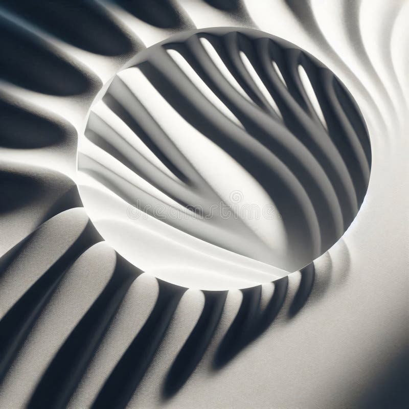 Shadow Play: Bright White Paper with Subtle Abstract Shadows Generator ...