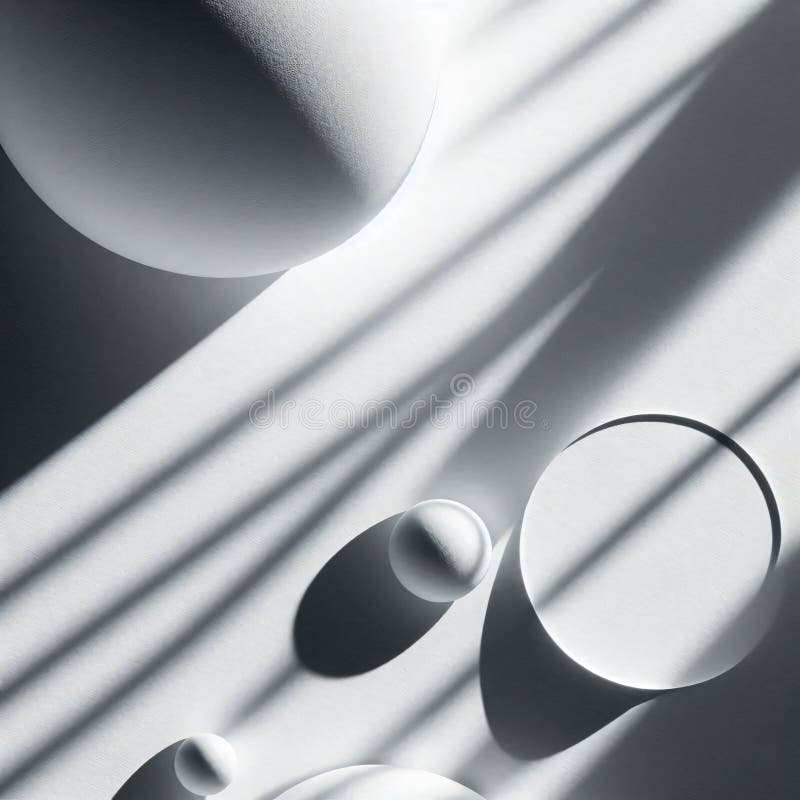 Shadow Play: Bright White Paper with Subtle Abstract Shadows Generator ...