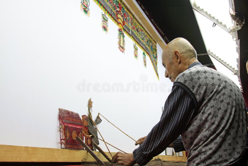 Shadow Play Control Performance on the Stage Editorial Stock Photo ...