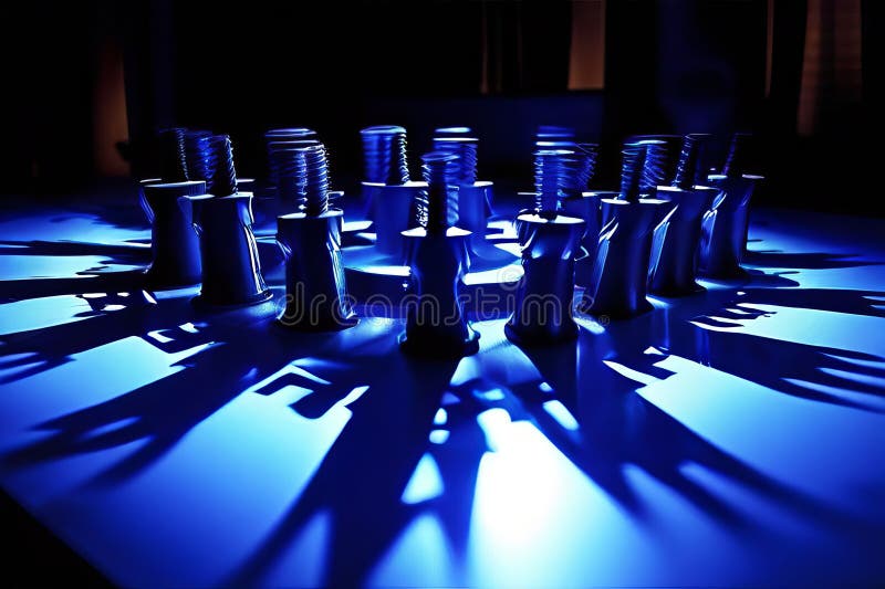 Shadow Playuse Edge Lighting To Create Dramatic Shadows on Elect Stock ...