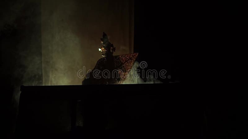 Shadow Puppet Performance with Smoke Effects Stock Video - Video of ...