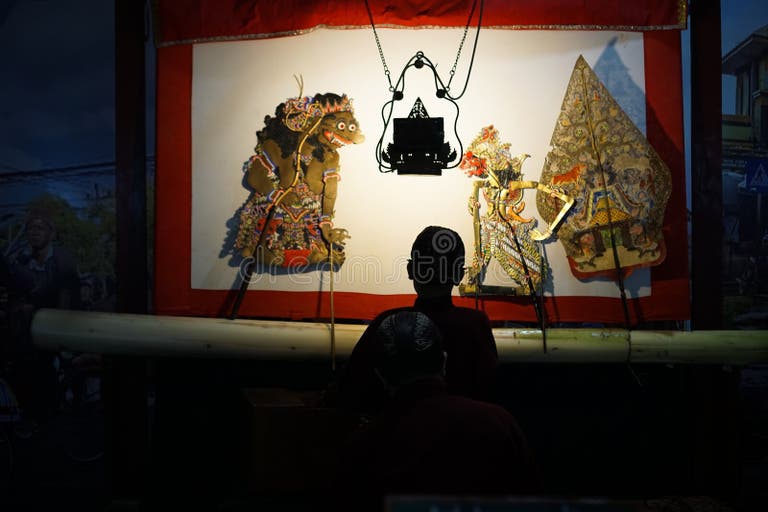 Shadow Puppet Performances Typical of Central Java and Yogyakarta. Editorial Stock Photo - Image ...