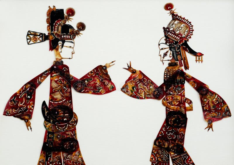 Little Red Riding Hood and the Wolf Shadow Puppets Stock Image - Image ...