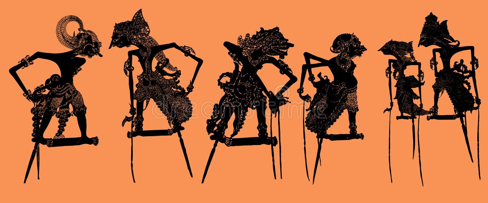 Shadow Puppet: Vector stock vector. Illustration of representation - 5933610