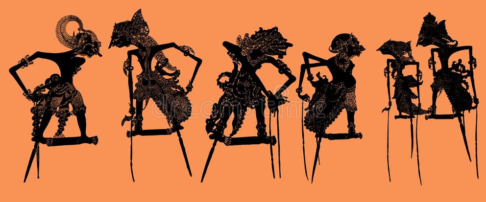 Shadow Puppet: Vector stock illustration. Illustration of culture - 5934027