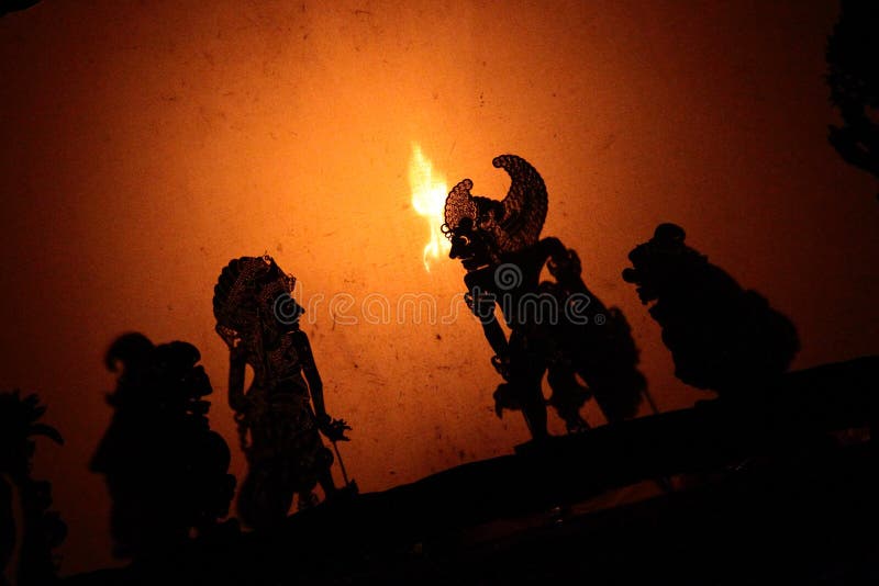Shadow Puppets in Bali stock photo. Image of bali, arjuna - 24614320