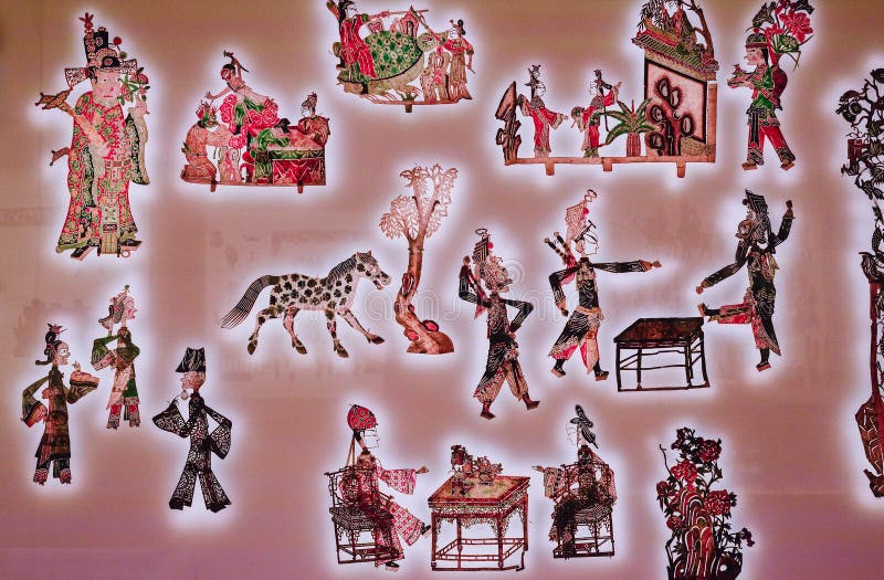 Shadow Puppets at Chengdu Museum Editorial Photo - Image of shadow ...